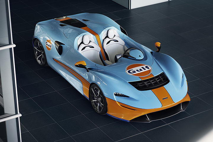 慶祝與Gulf Oil海灣石油再次結盟，McLaren在Goodwood展示Elva Gulf Theme特式車 | U-CAR新聞